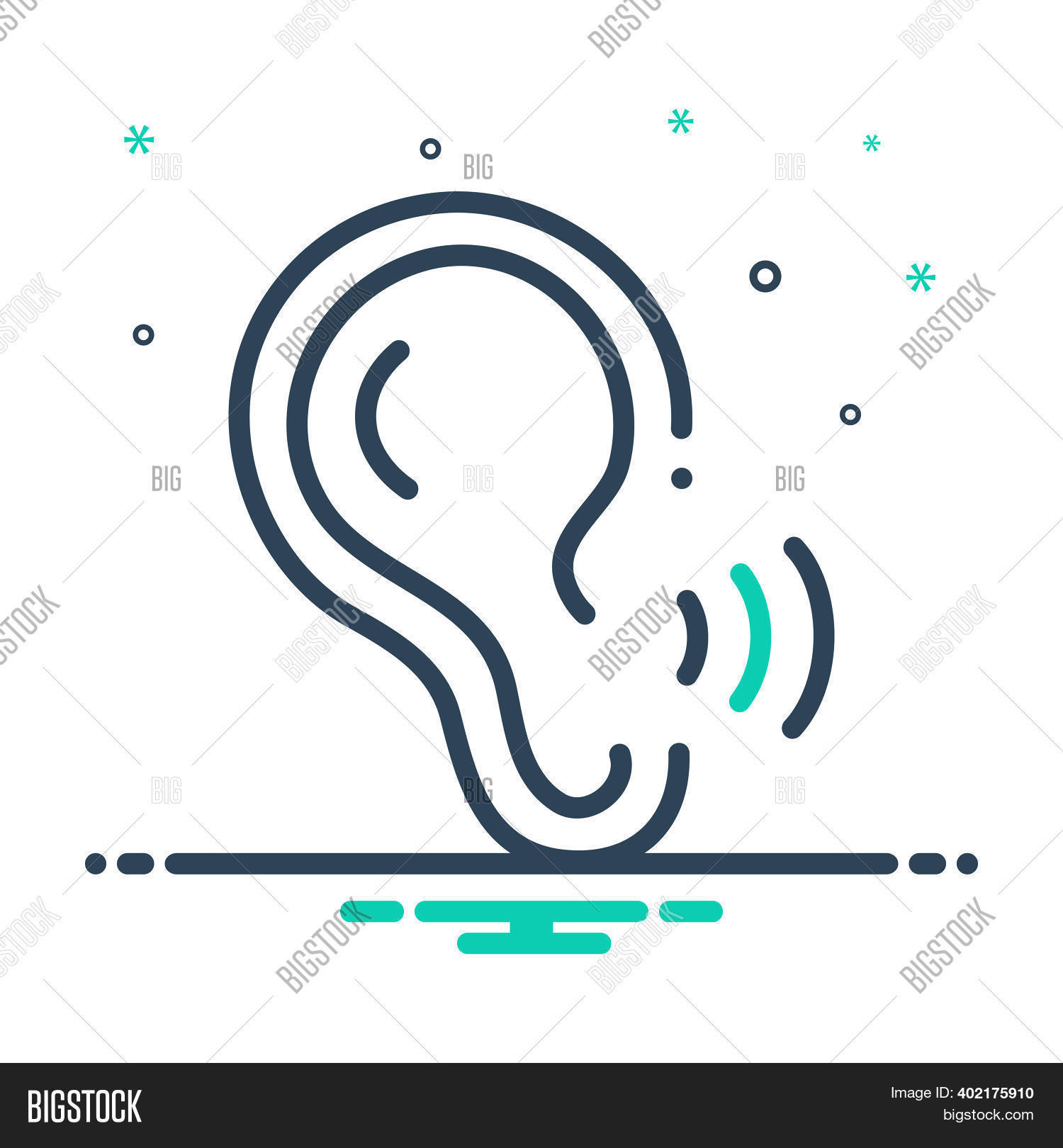 Mix Icon Ear Image & Photo (Free Trial) | Bigstock