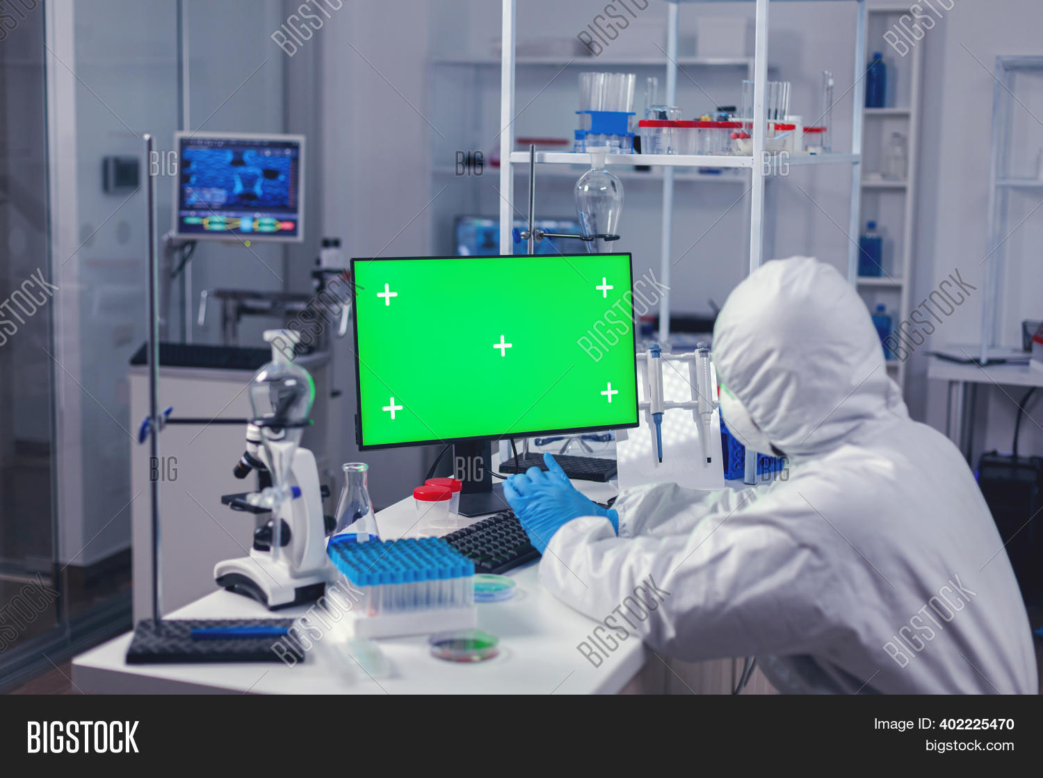 Medic Uses Computer Image & Photo (Free Trial) | Bigstock