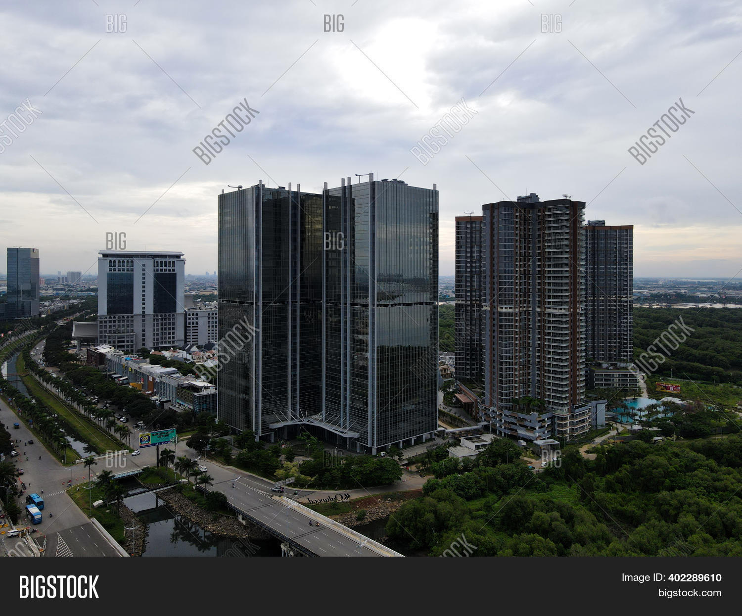 Aerial View Office Image & Photo (Free Trial) | Bigstock