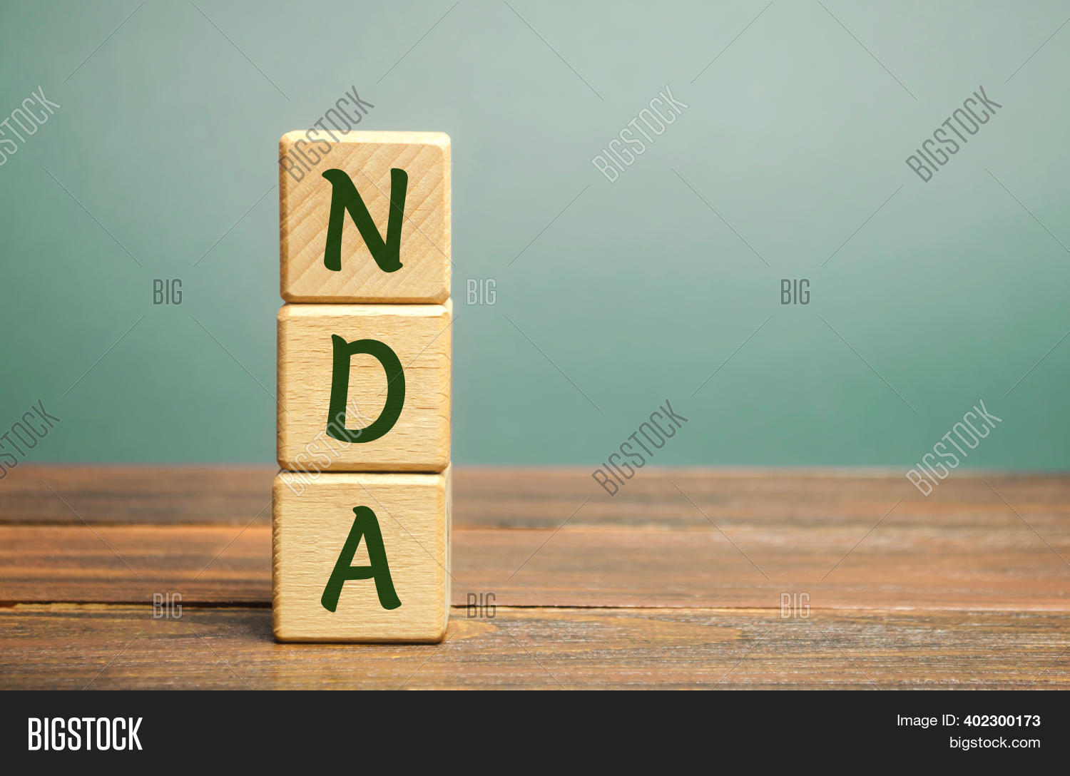 Wooden Blocks Word Nda Image & Photo (Free Trial) | Bigstock