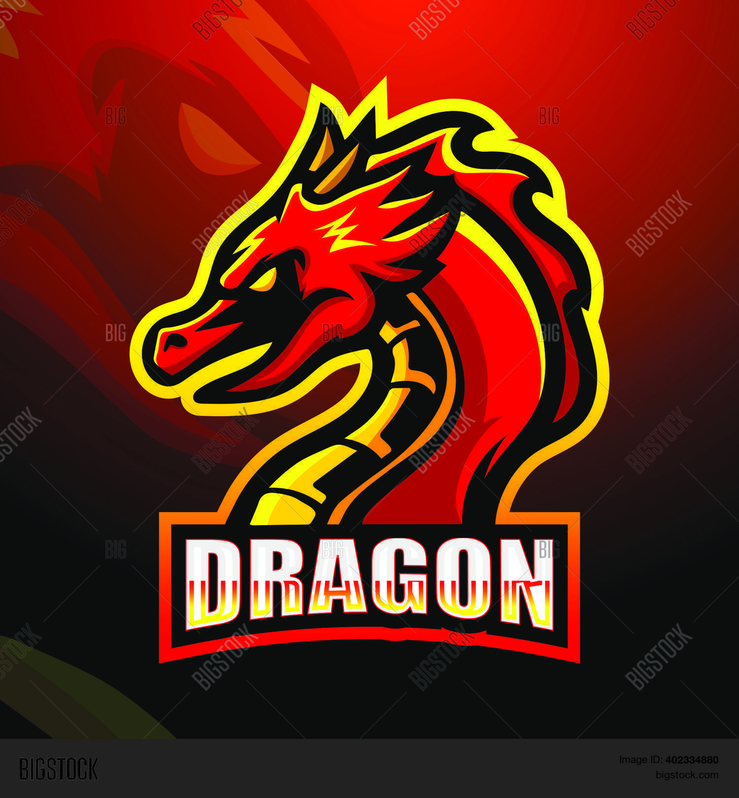 Red Dragon Car Logo