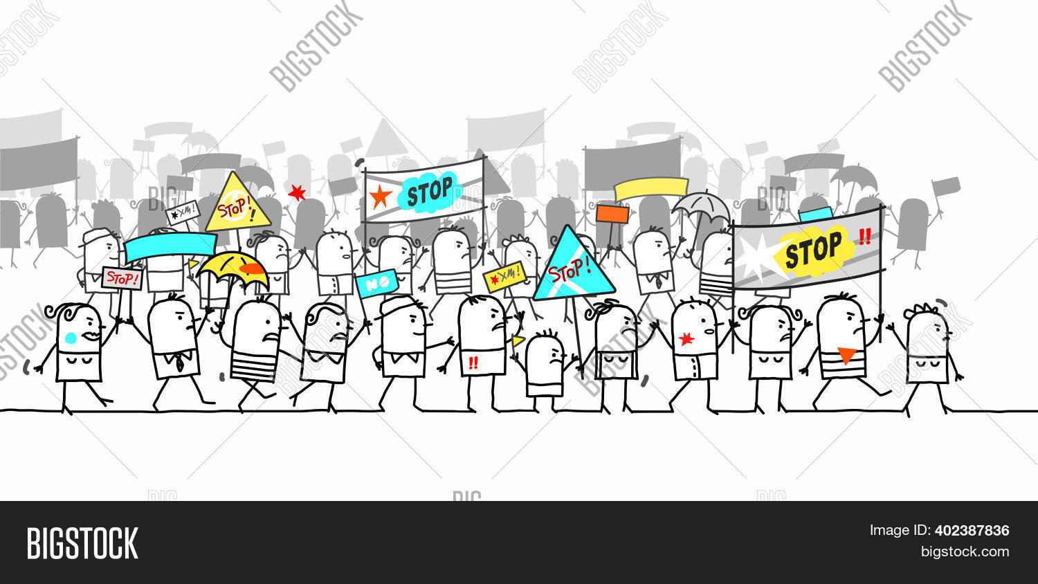 Hand Drawn Cartoon Vector & Photo (Free Trial) | Bigstock