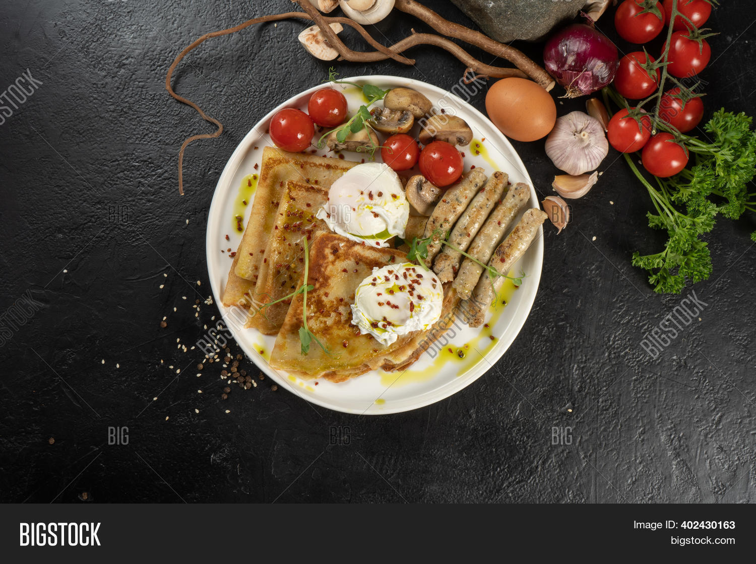Crepe Grilled Chicken Image & Photo (Free Trial) | Bigstock