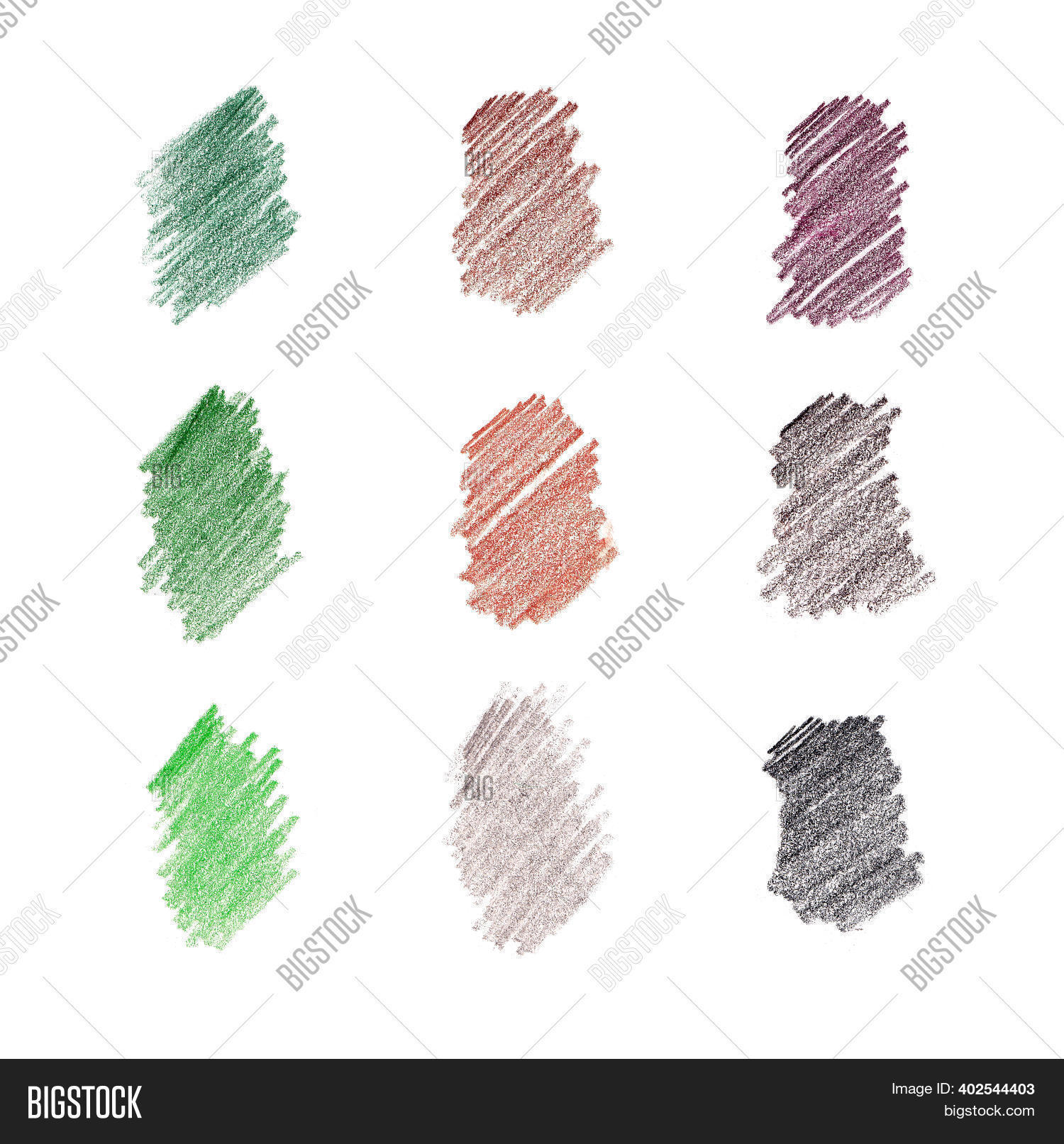 Set Hand Painted Color Image & Photo (Free Trial) | Bigstock