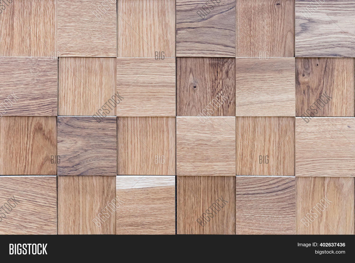 Wooden Squares Oak Image & Photo (Free Trial) | Bigstock