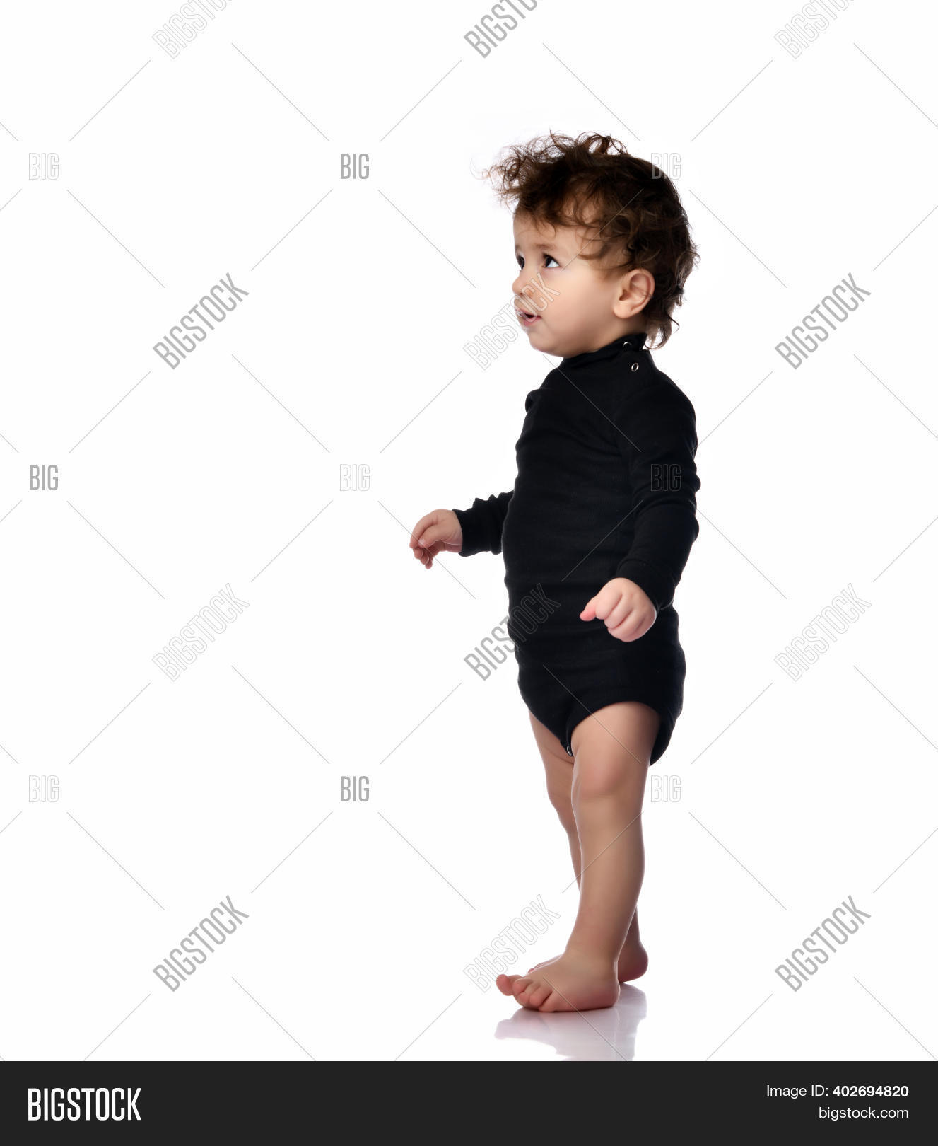 Boy Walks Making First Image & Photo (Free Trial) | Bigstock
