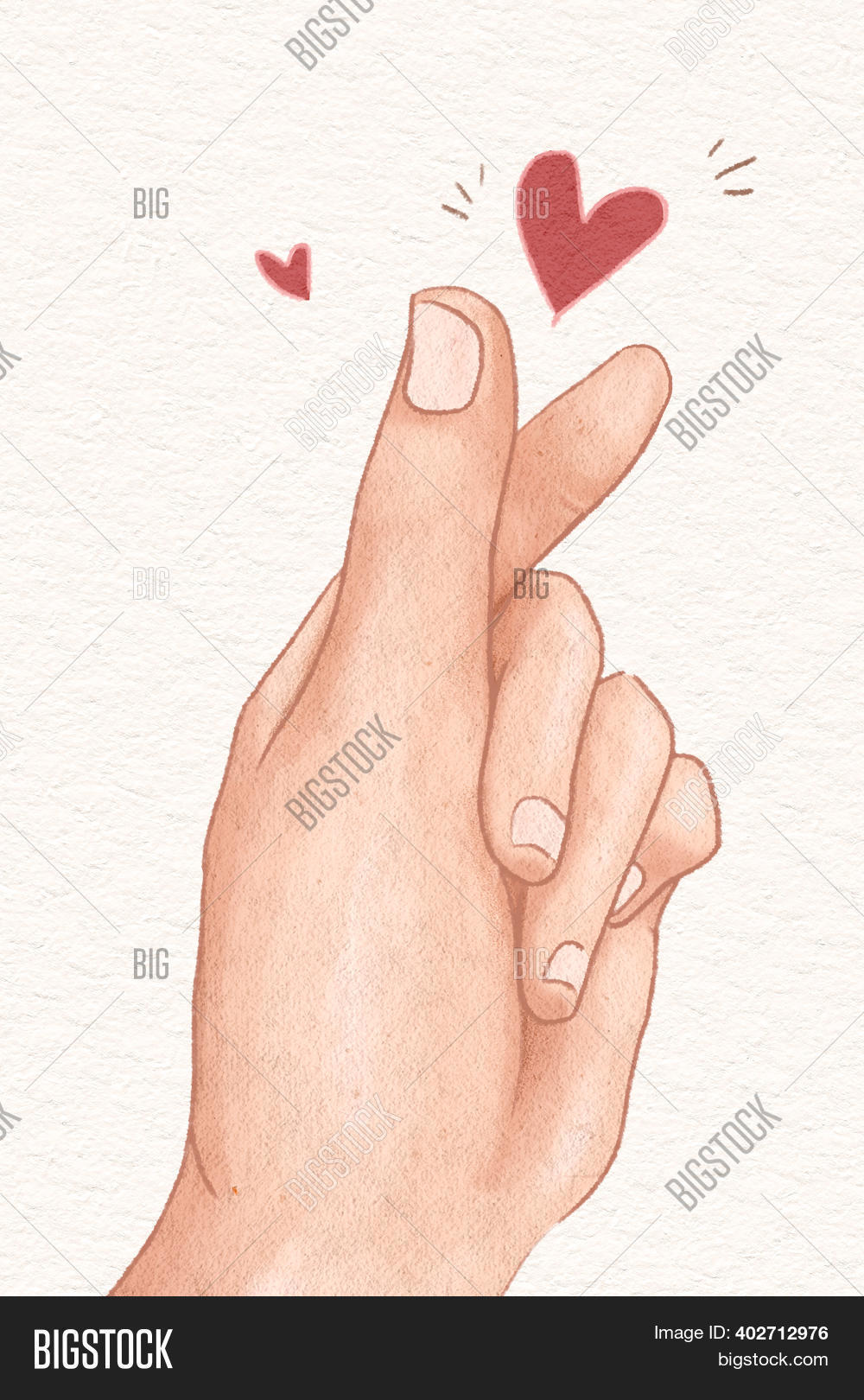 Mini Heart Hand Sign Image & Photo (Free Trial) | Bigstock