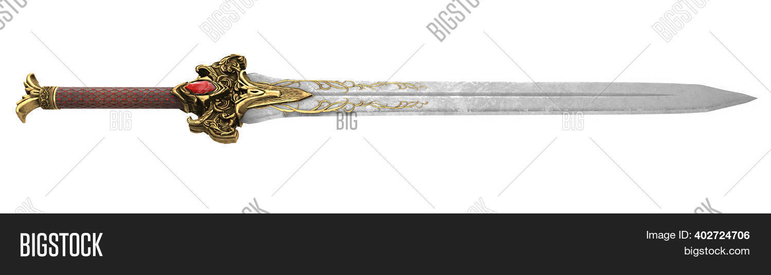 Fantasy Golden Sword Image & Photo (Free Trial) | Bigstock