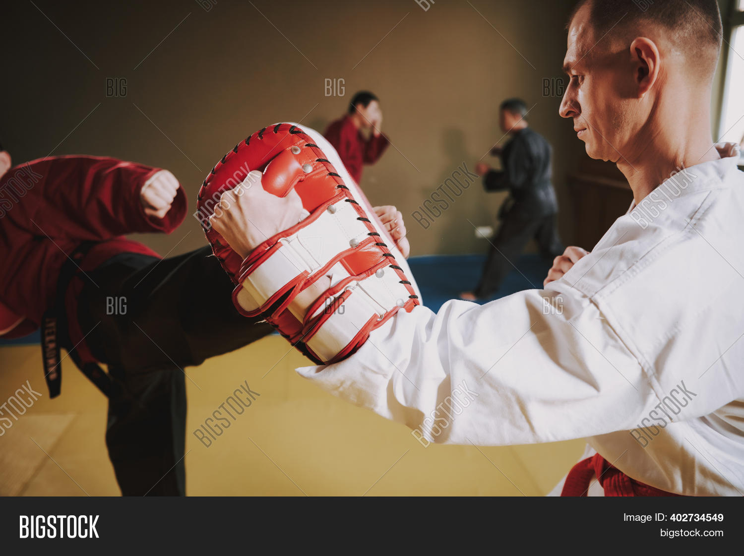 Karate Players Image & Photo (Free Trial) | Bigstock