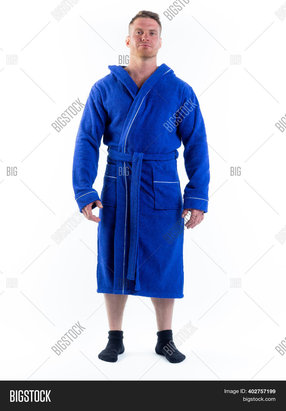 Strong Man Bathrobe On Image & Photo (Free Trial) | Bigstock