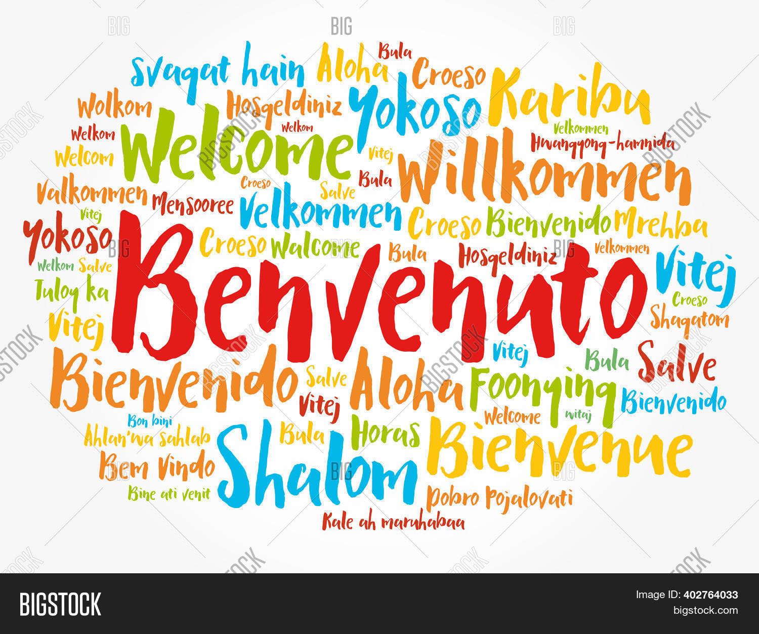 Benvenuto (welcome Image & Photo (Free Trial) | Bigstock