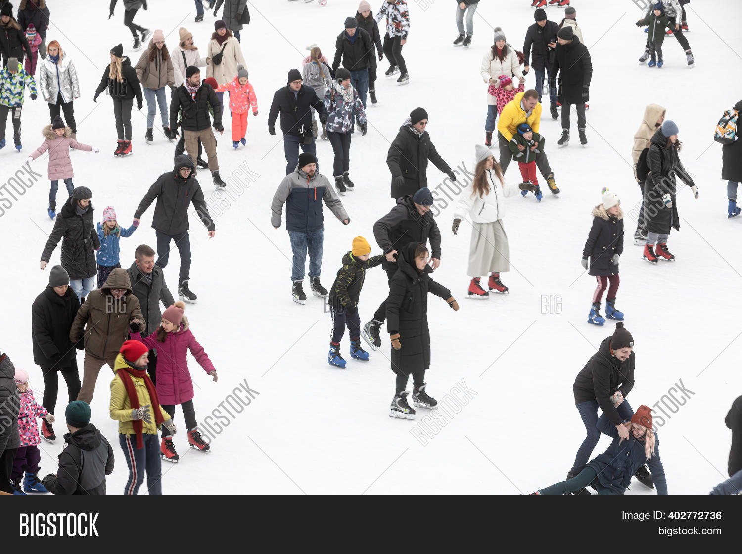 Ice-skating People Image & Photo (Free Trial) | Bigstock