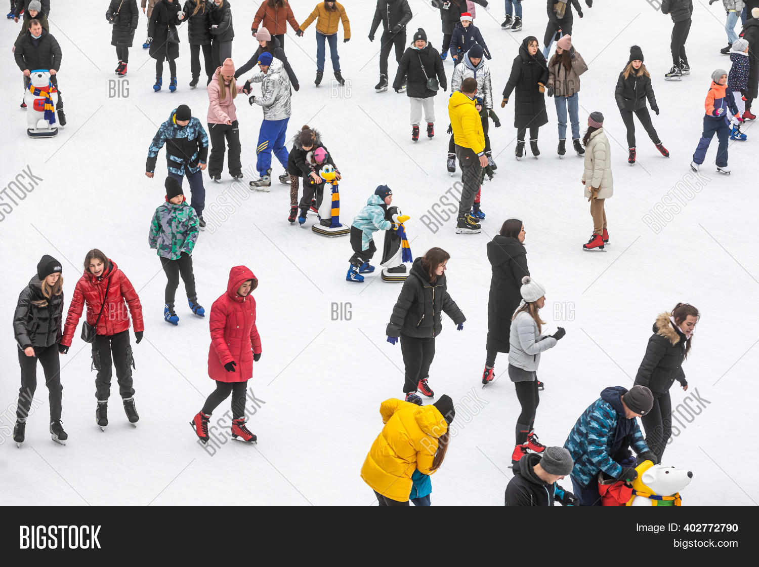 Ice-skating People Image & Photo (Free Trial) | Bigstock