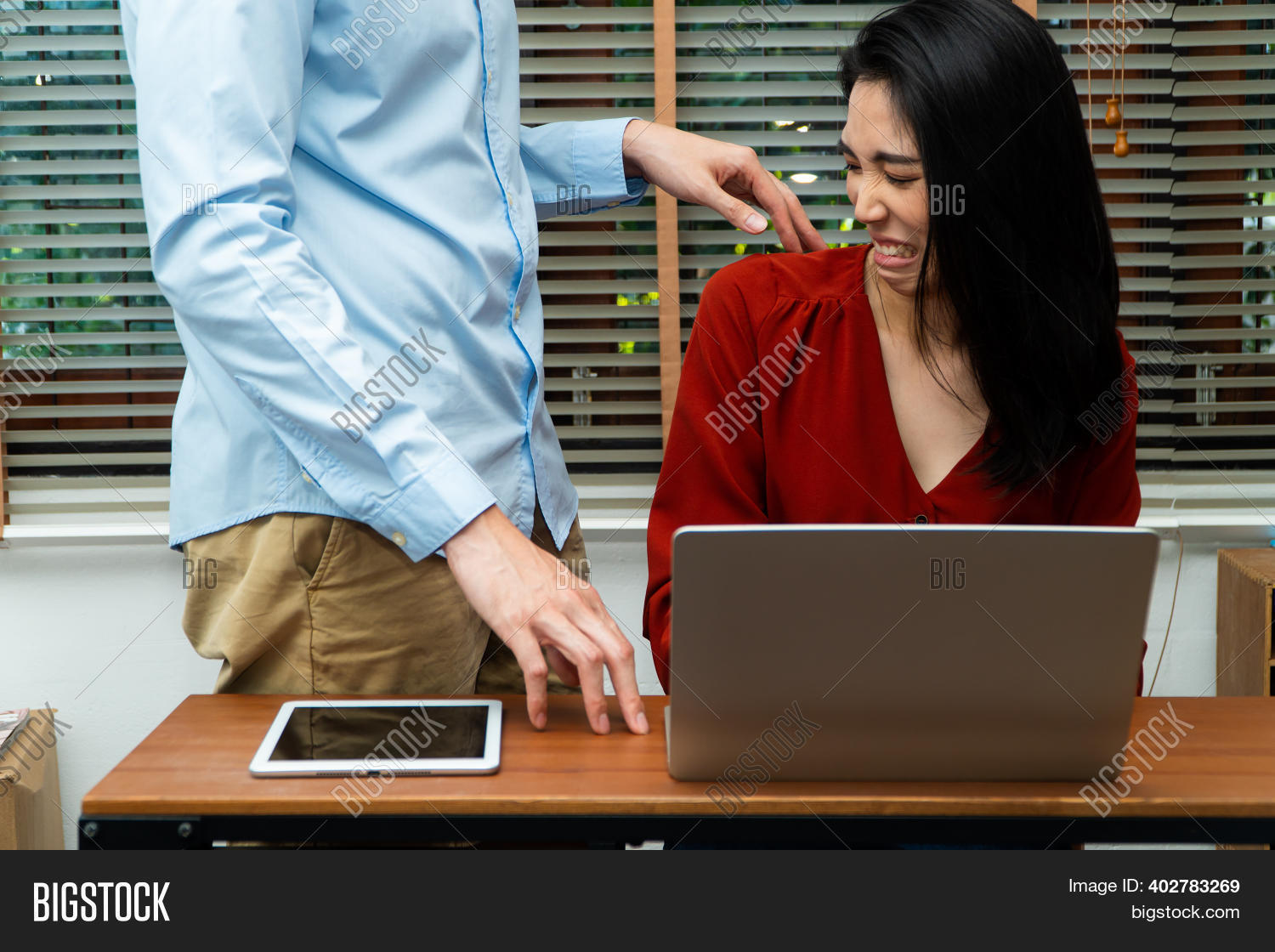 Boss Touching Shoulder Image & Photo (Free Trial) | Bigstock