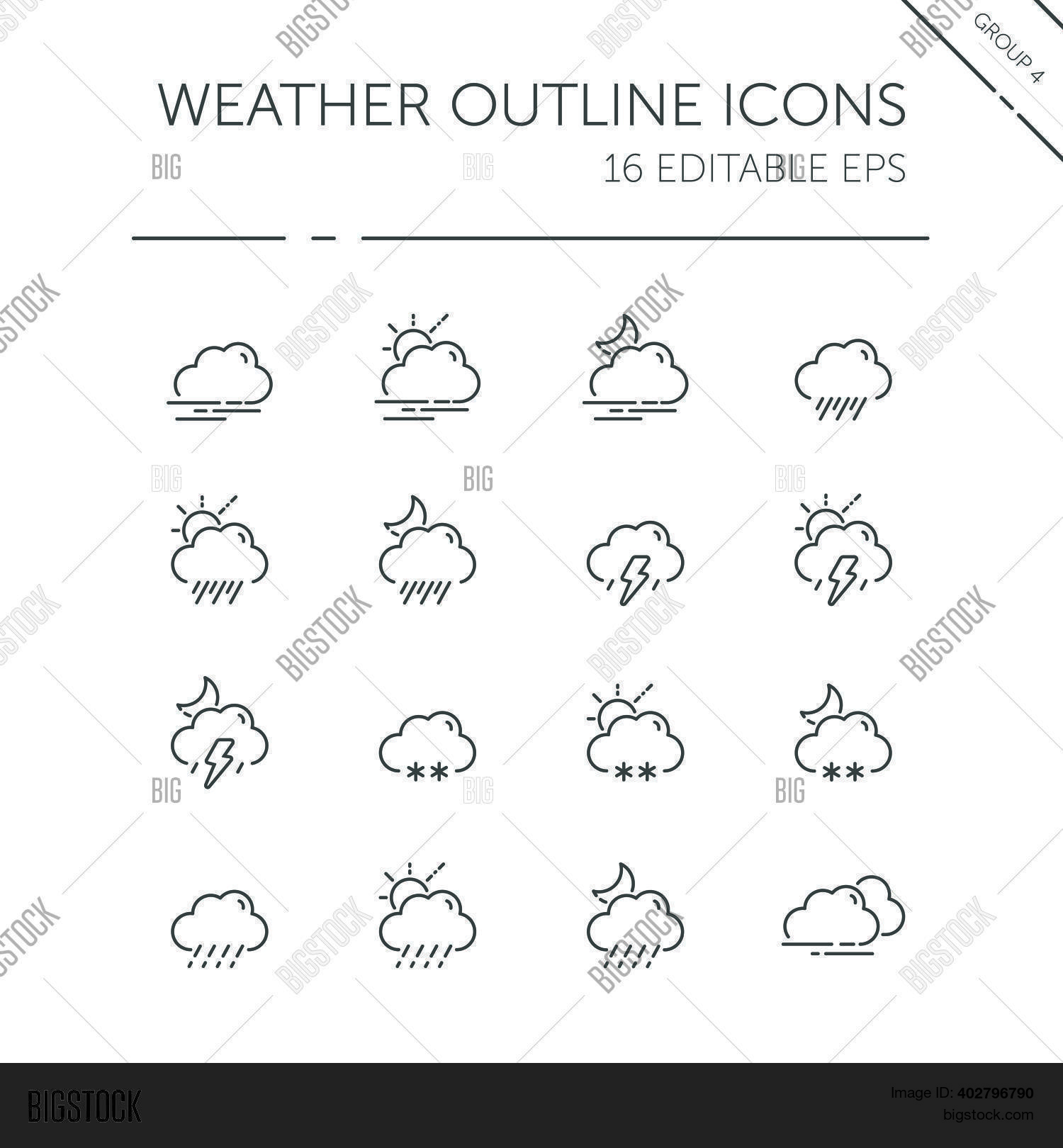 Weather Meteorology Vector & Photo (Free Trial) | Bigstock