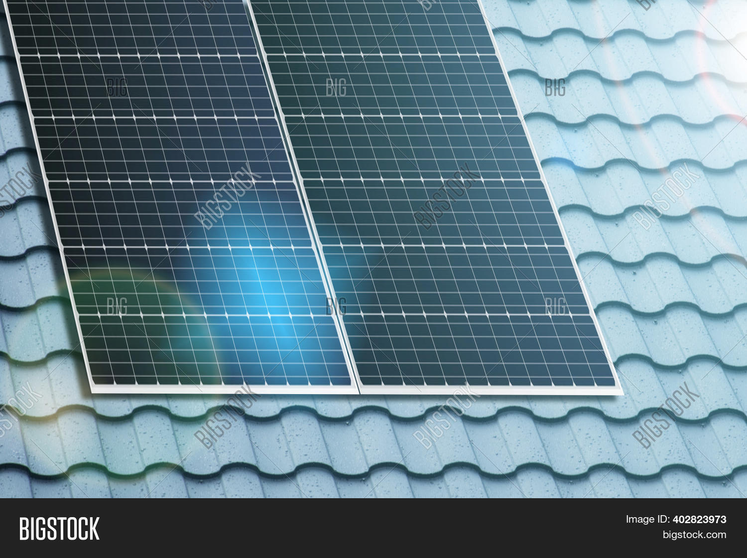 Solar Panel On Metal Image & Photo (Free Trial) | Bigstock