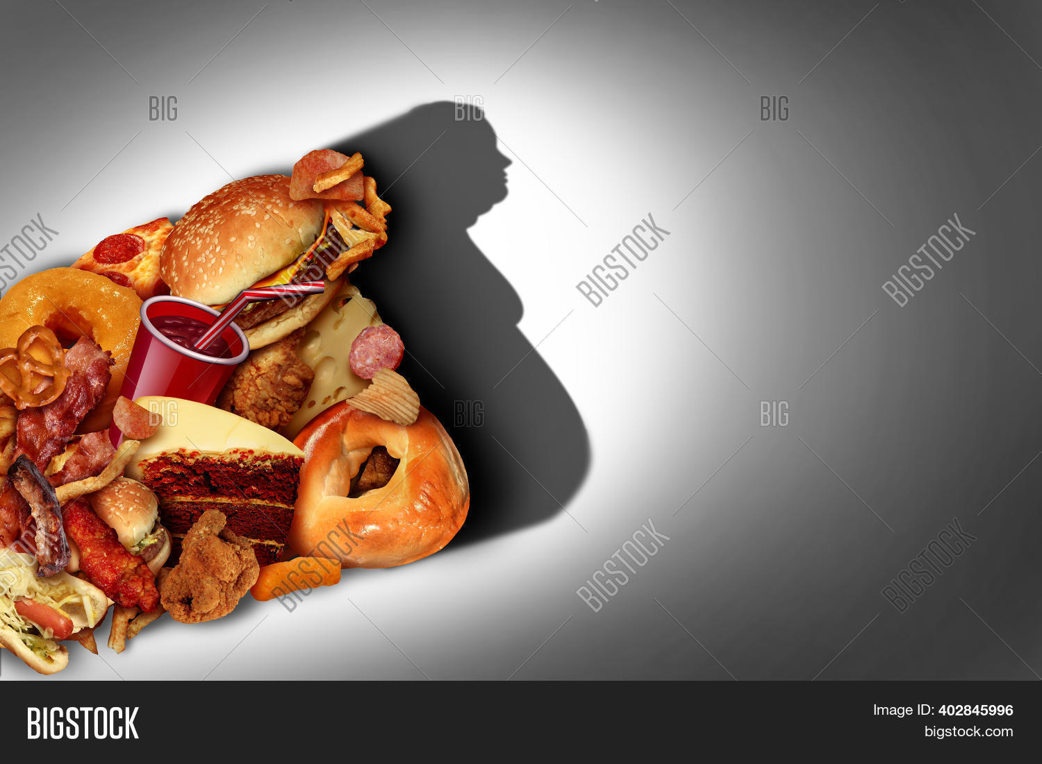 Obesity Unhealthy Image & Photo (Free Trial) | Bigstock