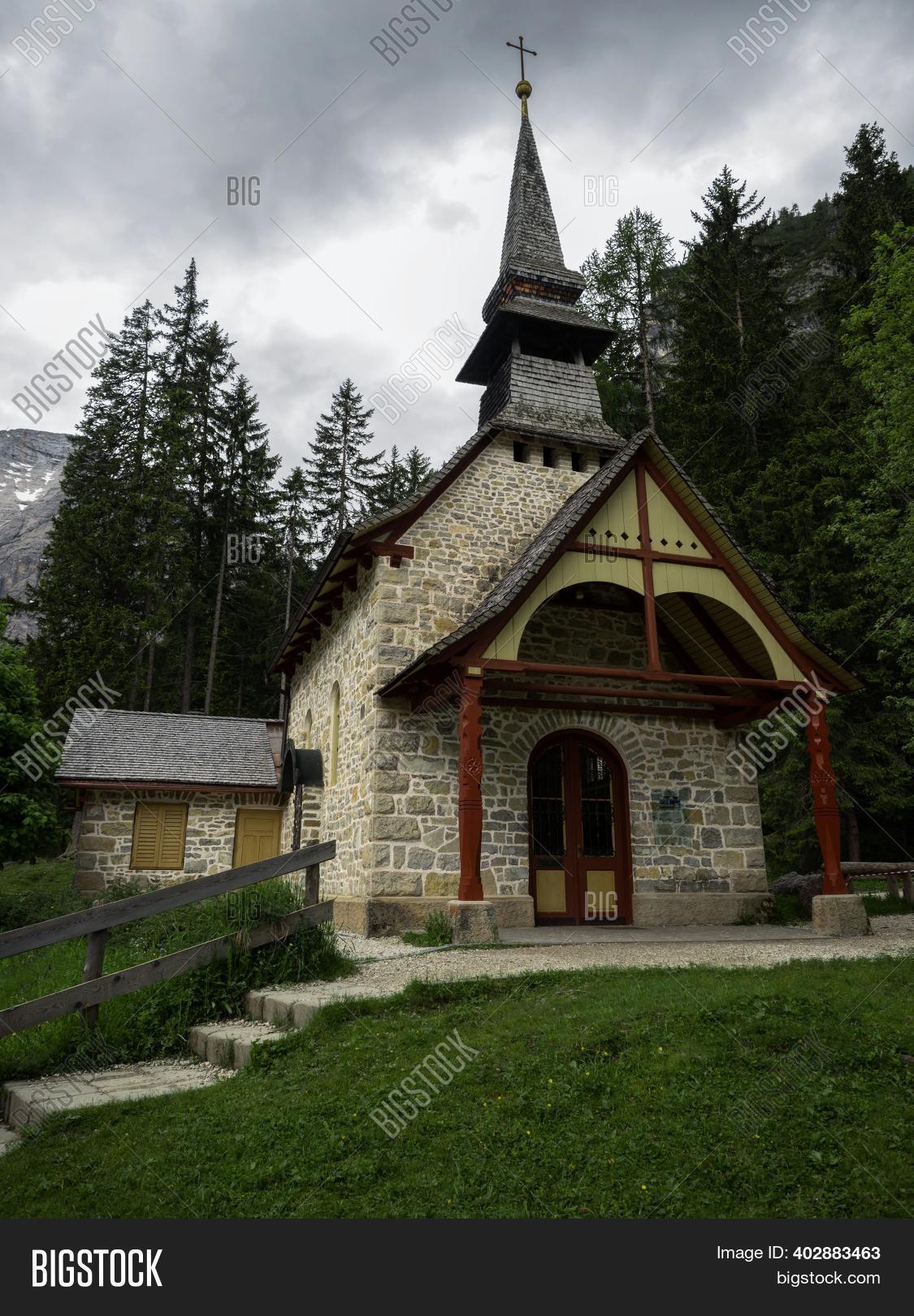 Wooden Stone Chapel Image & Photo (Free Trial) | Bigstock