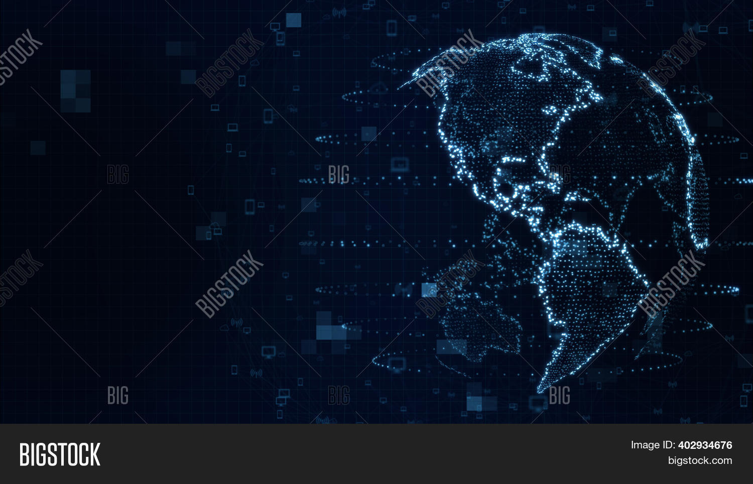 Science Fiction Planet Map