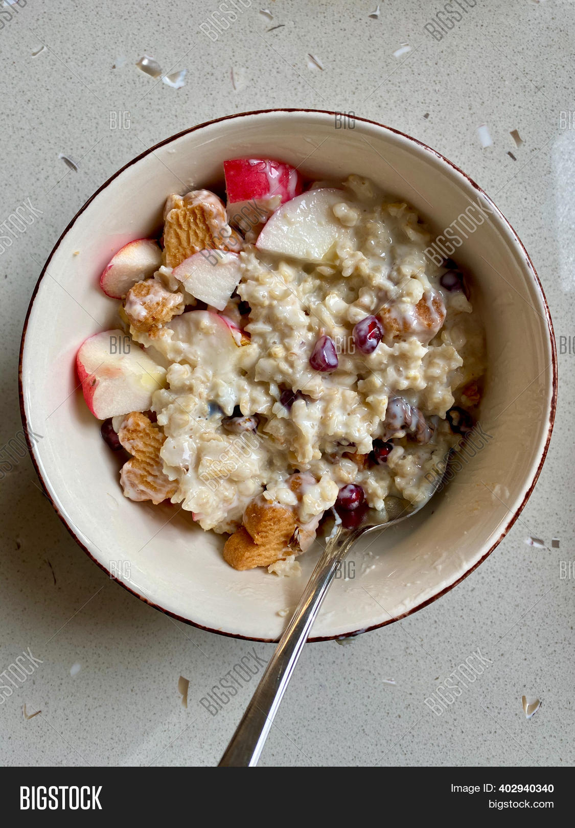 Oatmeal Porridge Bowl Image & Photo (Free Trial) | Bigstock