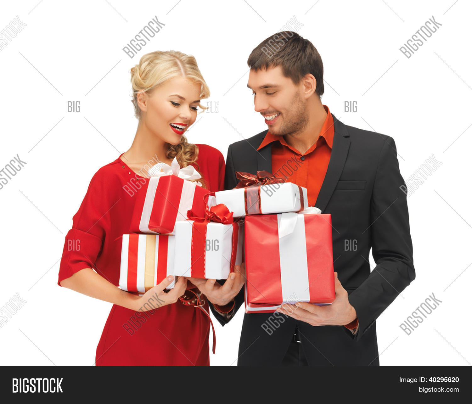 Picture Man Woman Gift Image & Photo (Free Trial) | Bigstock