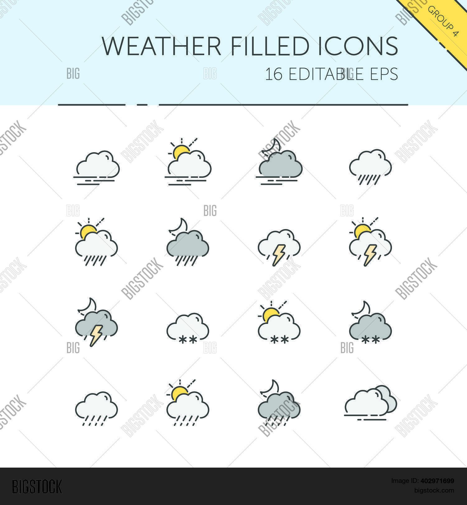 Weather Meteorology. Vector & Photo (Free Trial) | Bigstock