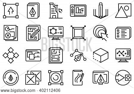 Redesign Icons Set. Vector & Photo (Free Trial) | Bigstock