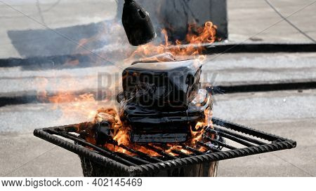 Boiling Tar Images, Illustrations & Vectors (Free) - Bigstock