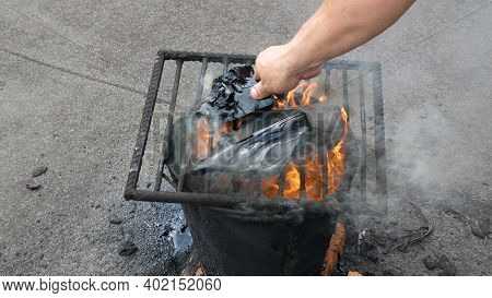 Molten Hot Tar Bucket Image & Photo (Free Trial) | Bigstock