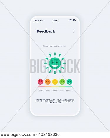 Feedback Mobile App. Vector & Photo (Free Trial) | Bigstock