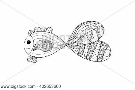 Coloring Page Cute Vector & Photo (Free Trial) | Bigstock