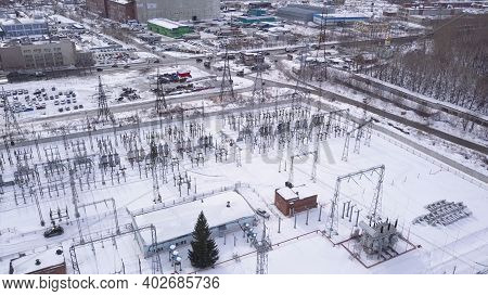 Aerial View Substation Image & Photo (Free Trial) | Bigstock