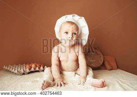 Little Boy Baker Chef' Image & Photo (Free Trial) | Bigstock