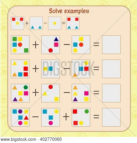 Logic Exercises Vector & Photo (Free Trial) | Bigstock