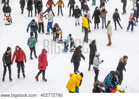 Ice-skating People Image & Photo (Free Trial) | Bigstock