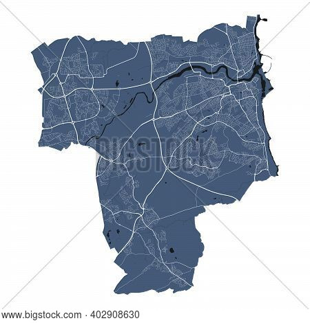 Sunderland Map. Vector & Photo (Free Trial) | Bigstock