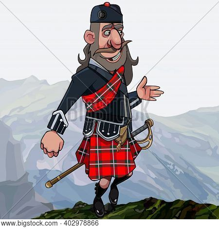 Cartoon Scottish Vector & Photo (Free Trial) | Bigstock