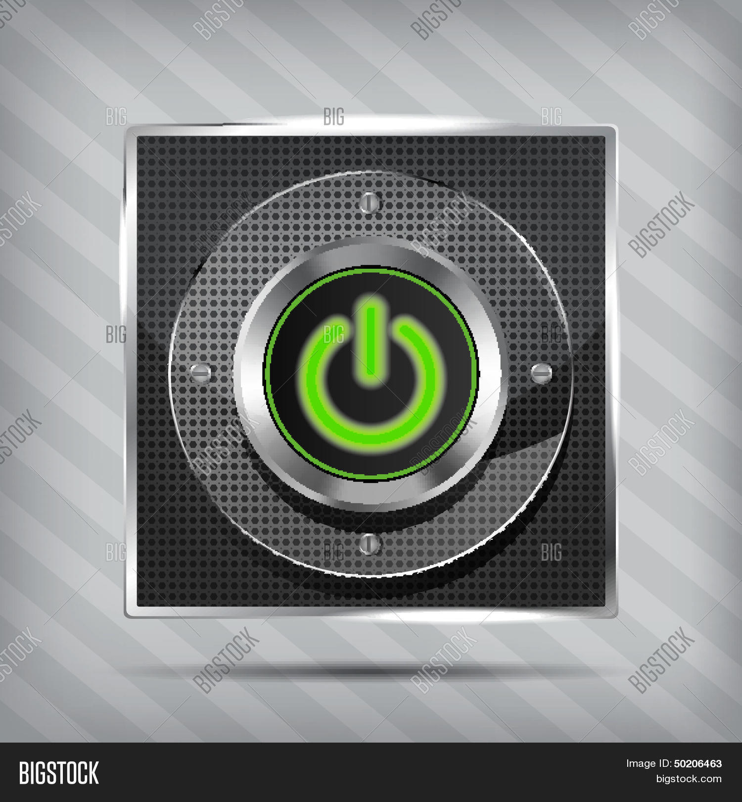 Metallic Green Power Vector & Photo (Free Trial) | Bigstock