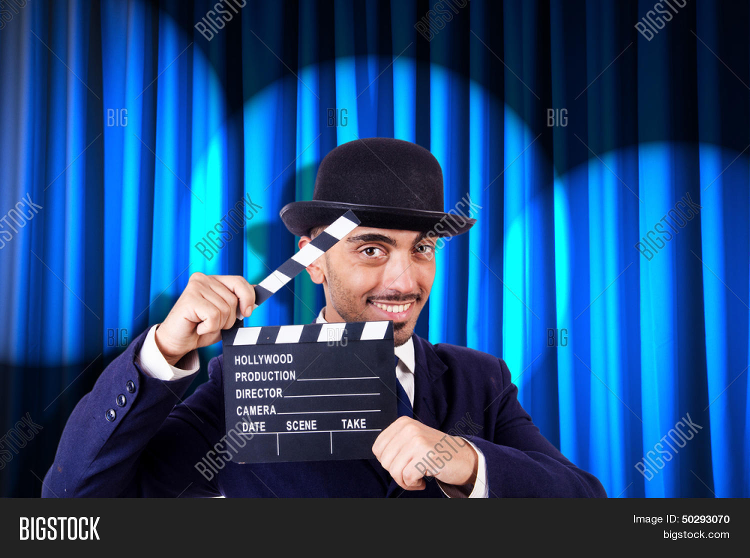 Man Movie Clapper On Image & Photo (Free Trial) | Bigstock