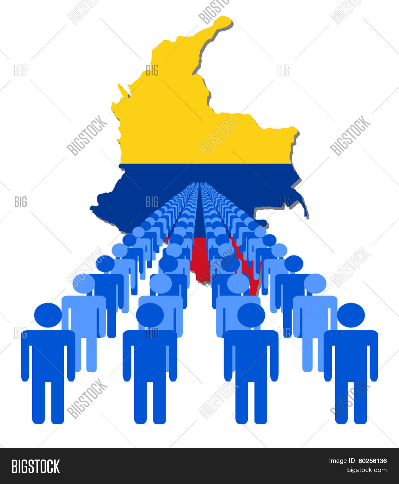 Lines People Colombia Vector & Photo (Free Trial) | Bigstock