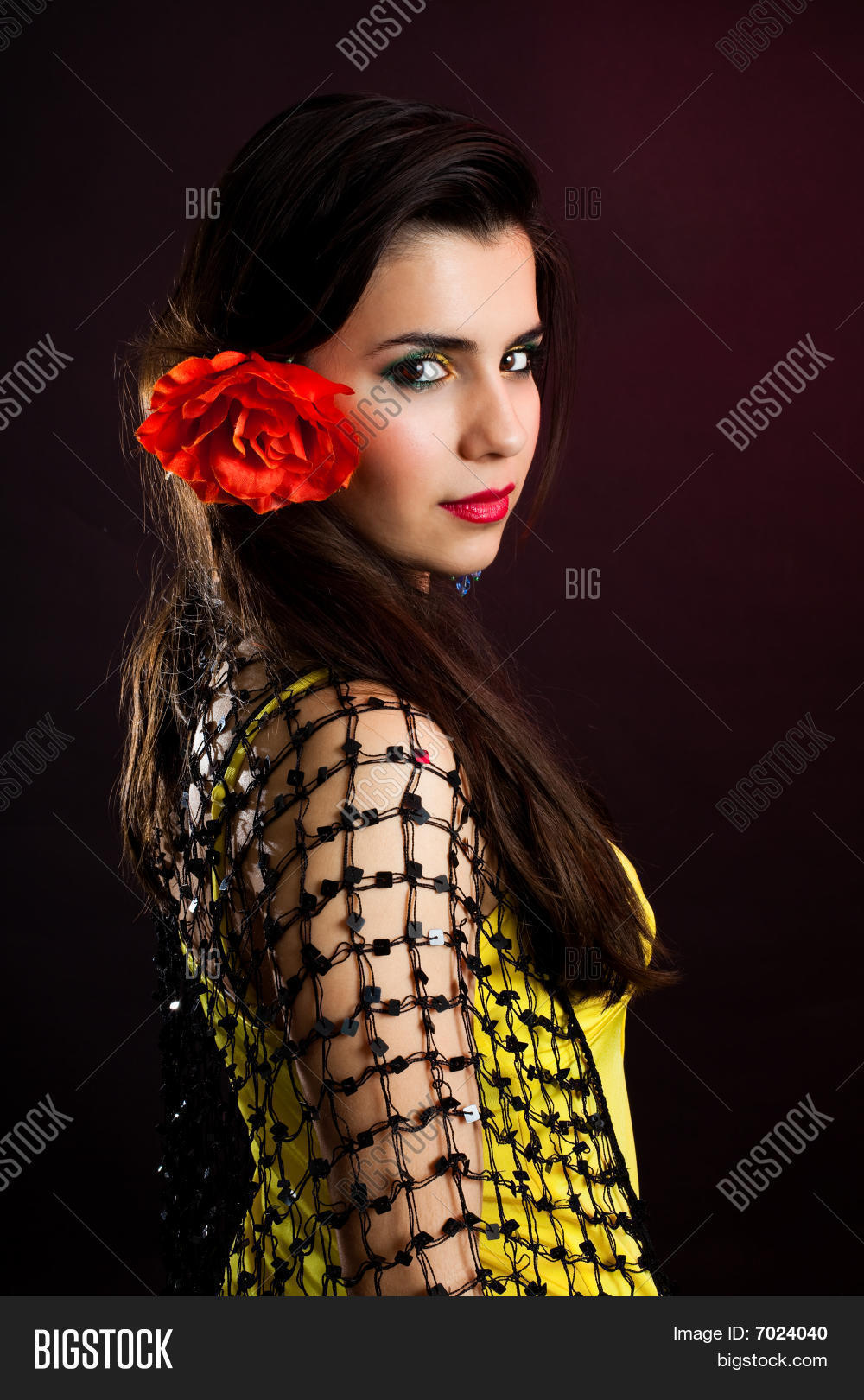 Beautiful Gypsy Woman Image & Photo (Free Trial) | Bigstock