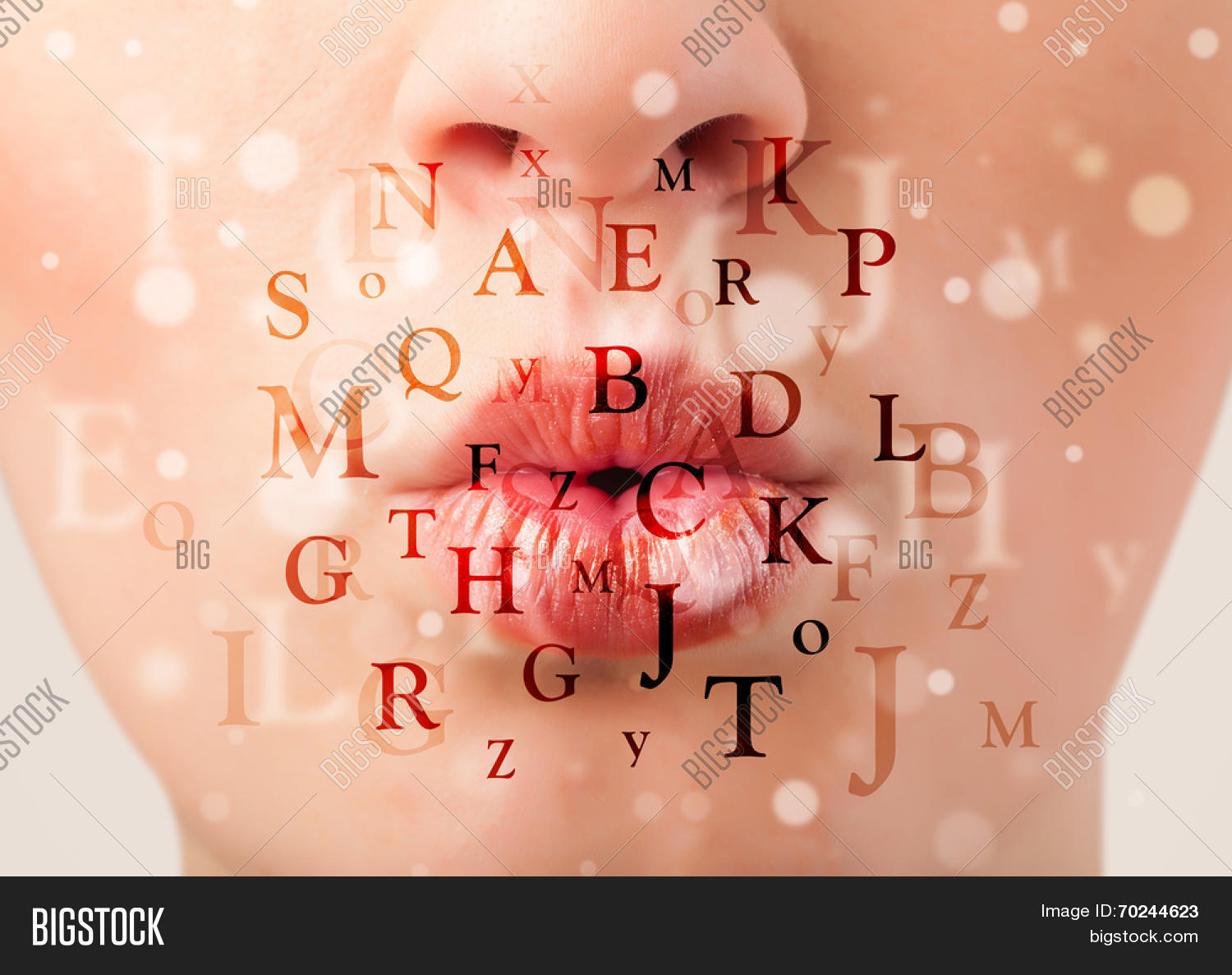 Beautiful Girl Lips Image & Photo (Free Trial) | Bigstock