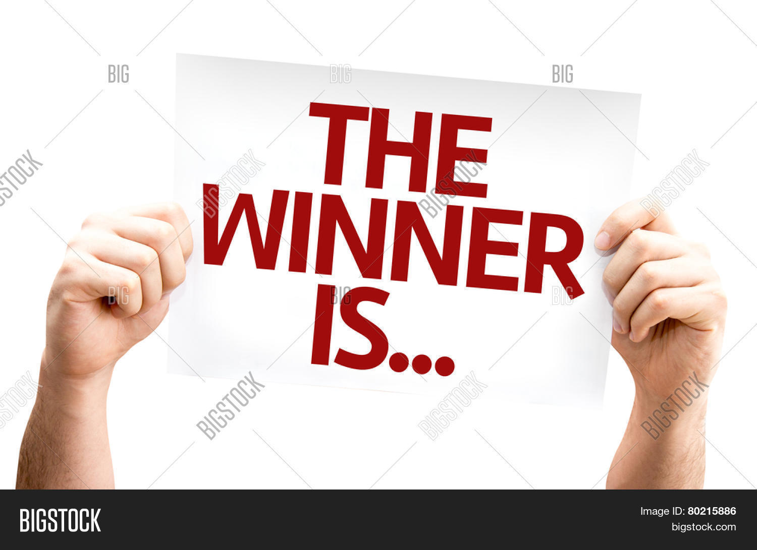 Winner ... Card Image & Photo (Free Trial) | Bigstock