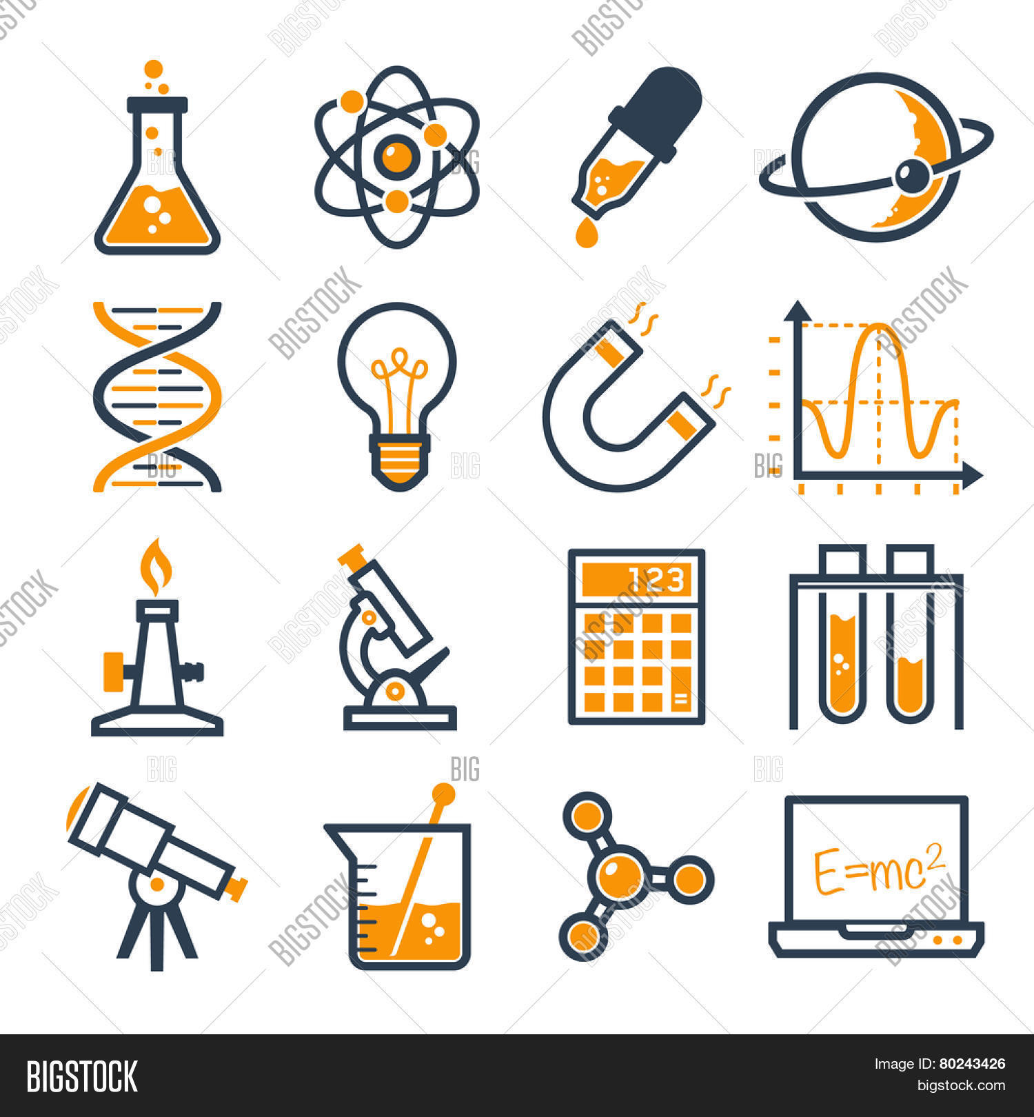 Graphic Set Science Vector & Photo (Free Trial) | Bigstock