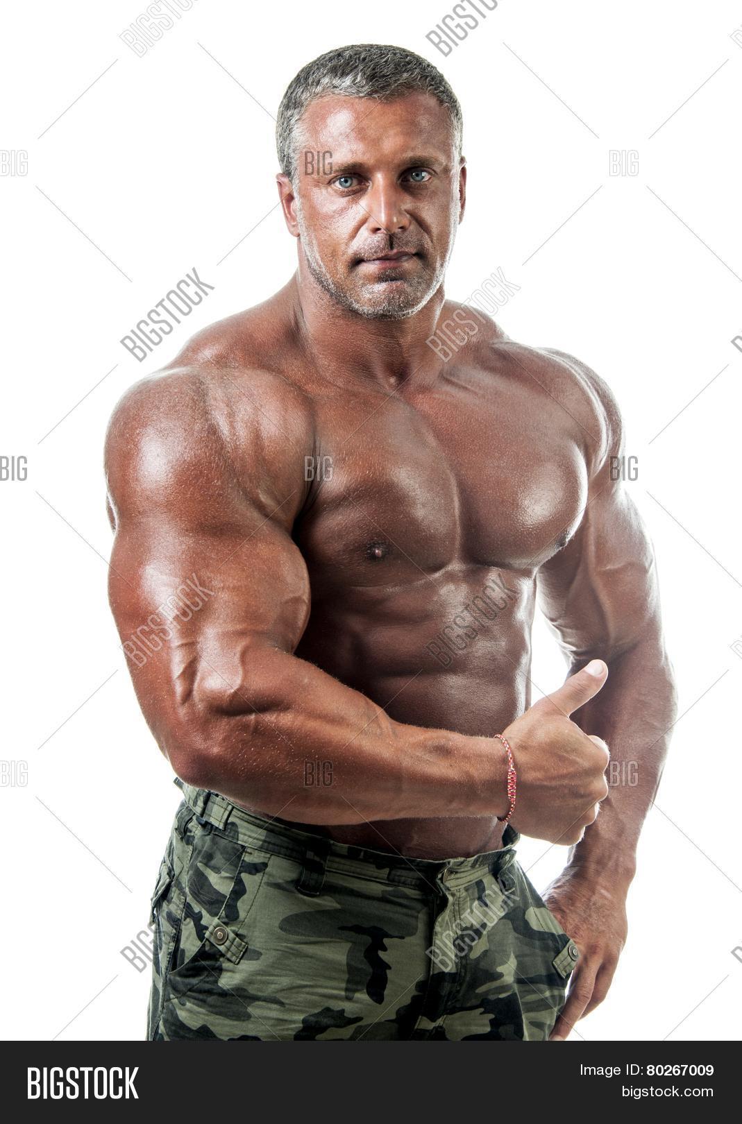 Bodybuilder Posing Image & Photo (Free Trial) | Bigstock