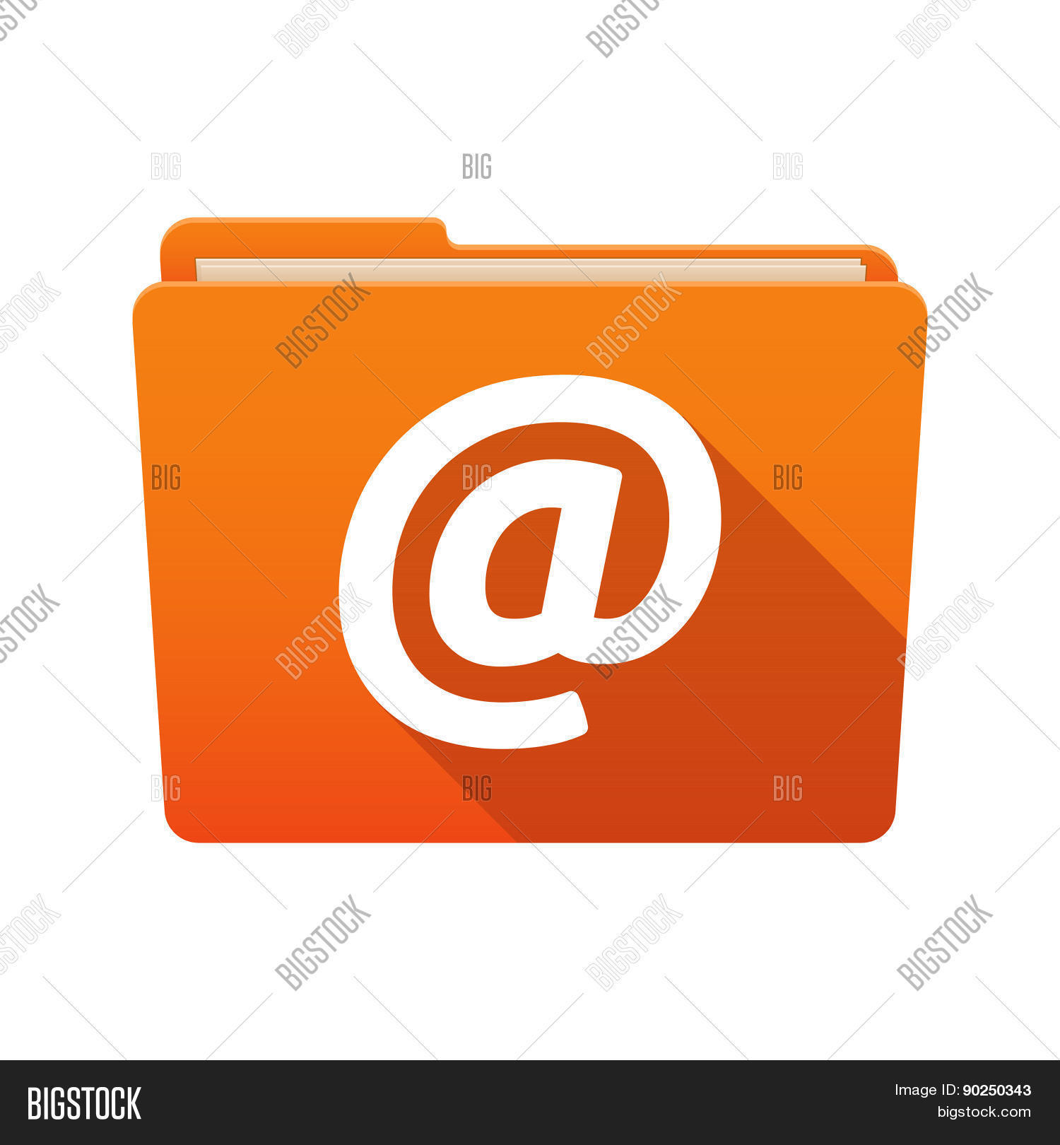 Folder Icon Sign Vector & Photo (Free Trial) | Bigstock