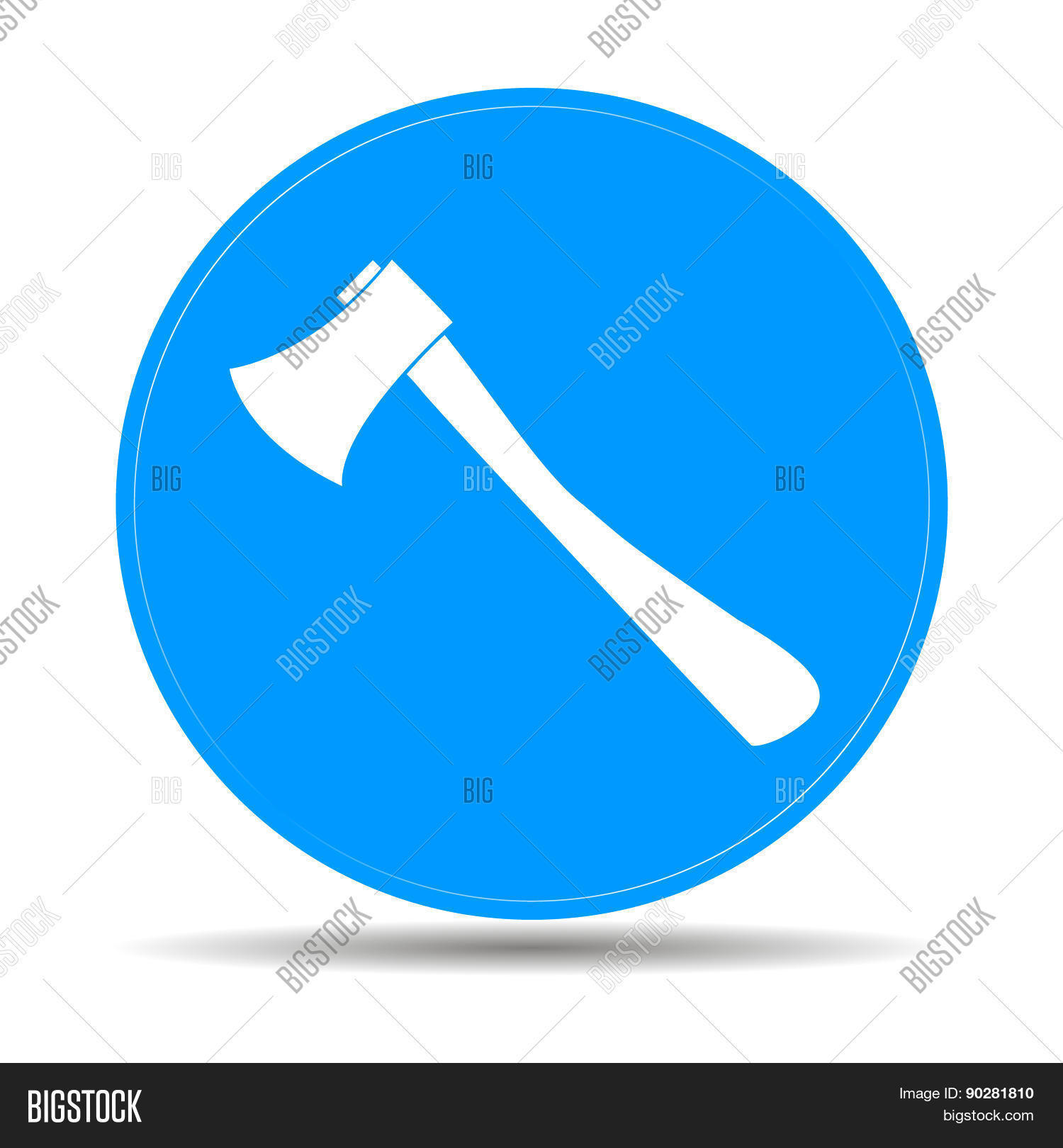 Ax Icon. Axe Symbol Vector & Photo (Free Trial) | Bigstock