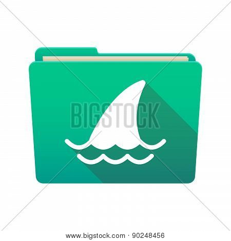 Folder Icon Shark Fin Vector & Photo (Free Trial) | Bigstock
