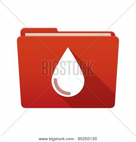 Folder Icon Blood Vector & Photo (Free Trial) | Bigstock