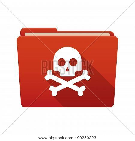 Folder Icon Skull Vector & Photo (Free Trial) | Bigstock